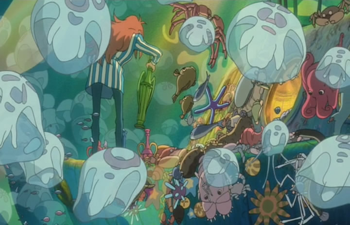 Рыбка Поньо на утесе / Ponyo on the Cliff by the Sea [movie][RUS+JAP ...